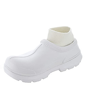 UGG Women's Tasman X Rain Boot, Bright White, 12