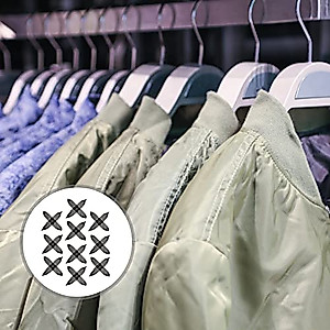 Milisten Hanger Sponge Cover 20pcs Hanger Grips Hanger Sponge Strips Foam Hanger Protection Strips Anti- Skid Hanger Covers Clothes Hanging Accessories Hangers Garment Protector