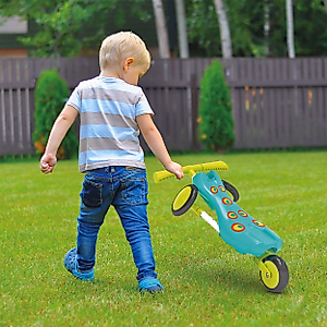 Mookie Scuttlebug XL 3-Wheel Ride-On Balance Bike | Foldable Ride-OnTricycle with Adjustable Legs | Develop Toddler Balance and Coordination | Boys and Girls Ages 1 to 4.