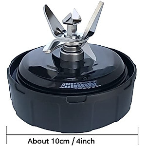 [ New Model] Replacement blender Blade for Ninja Accessories, Only Compatible with Nutri Ninja Foodi Power Blender SS150,SS151,SS300, SS350,SS351, SS351TGT, CO351B, SS100, SS101, SS101C, CO101B