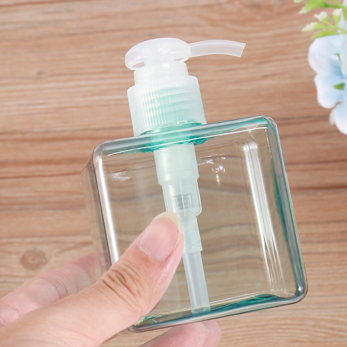 YARNOW Lotion Dispenser Bottle Hand Soap Bottle Clear Soap Dispenser Hand Lotion Dispenser Liquid Pump Jar Travel Lotion Bottle