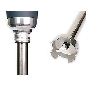 Zz Pro Commercial Electric Big Stix Immersion Blender Hand Held Variable Speed 750 Watt Mixer with 16-Inch Removable Shaft, 35-Gallon Capacity(LW750S16)