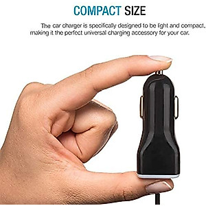 iPhone Car Charger, [Apple MFI Certified] Car Charger for iPhone 14, 13, 12, 11, X, XR, XS, Pro, 8 Plus, 7 Plus, Pro Max, iPad Pro, Air 4, Mini with Extra USB Port