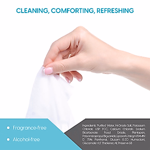 Clear C Eyelid Wipes Pre-Moistened for Dry Eyes – Rinse Free Eye Lid Cleaning Wipes – Individually Wrapped Travel Eye Wipes, 1 Box of 30