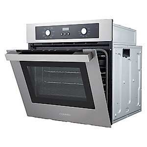 COSMO C51EIX 24 in. Lumin Collection 2.5 cu. ft. Electric Wall Oven, 8 Functions & Turbo True European Convection in Stainless Steel