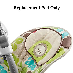 Replacement Seat Pad/Cushion/Cover for Fisher Price Rainforest Deluxe Bouncer (Model Y8641)
