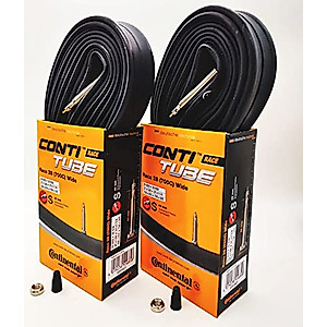 Continental Race 28" Wide 700x25-32c Inner Tubes - 42mm Presta Valve (Pack of 2 w/Conti Sticker)
