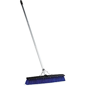 SPARTA Sweep Complete Floor Sweep with Squeegee for Catering, Buffets, Restaurants, Stainless Steel, 24 Inches, Blue, (Pack of 6)