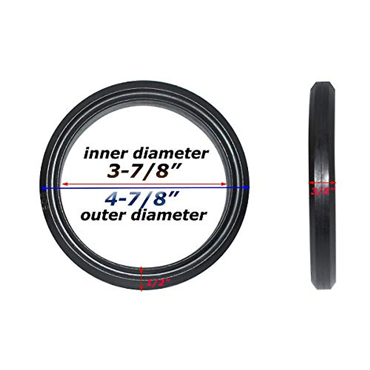 Wadoy 935-0243B Rubber Friction Disk Compatible with MTD Most Snow Throwers, Snow Blower Parts Replacement for 753-0243, 735-0243, 735-0243B