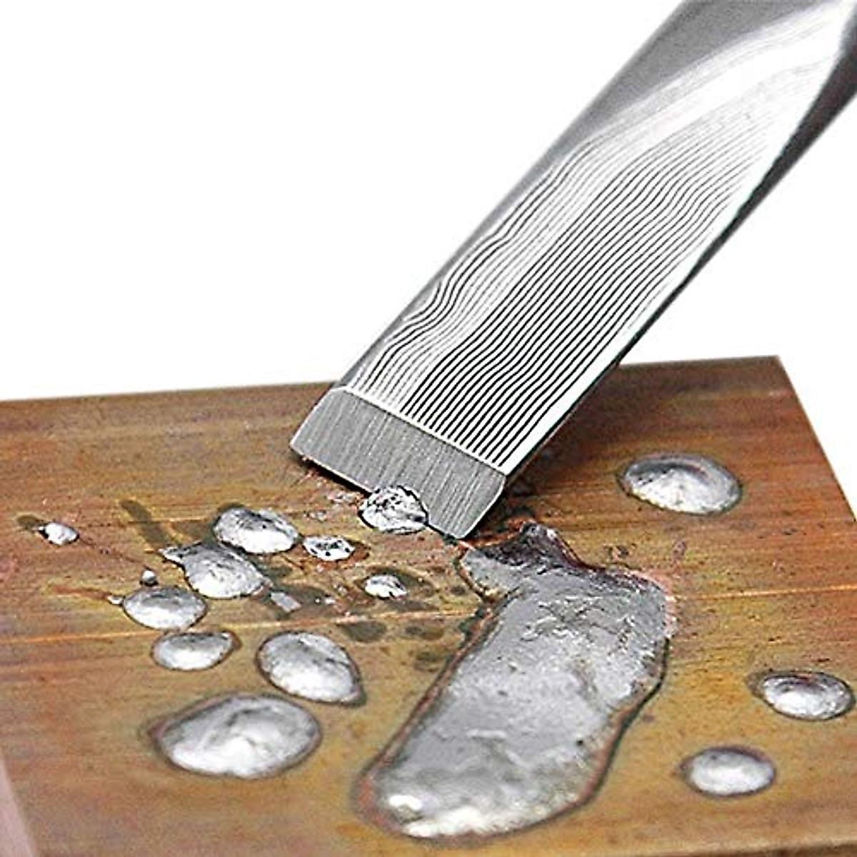 Damascus Steel Carving Scraper High-Strength Accuracy Blade Electric DIY Industrial Tool for Removeing Objects Surface