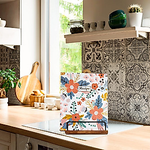 Relaehih 3 Ring Recipe Binder 8.5"x11" Recipe Book to Write in Your Own Recipes with Recipe Cards 4x6,Unique Gifts for Women Grandma