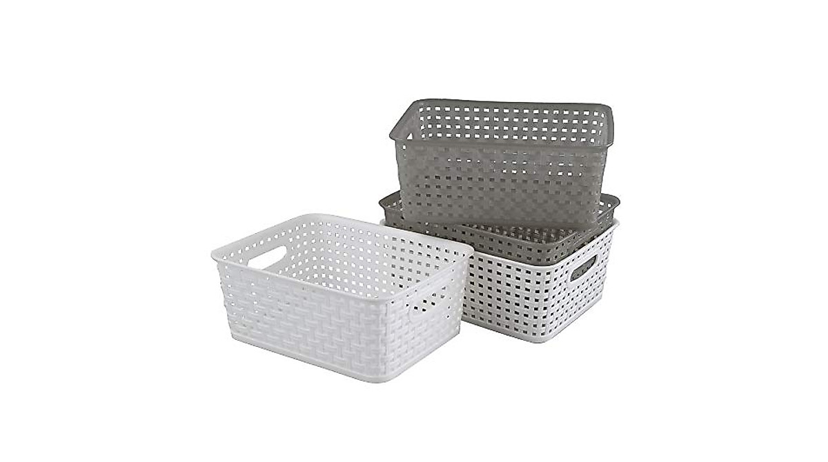 Doryh Small Storage Baskets - 4-Pack for Home Organization