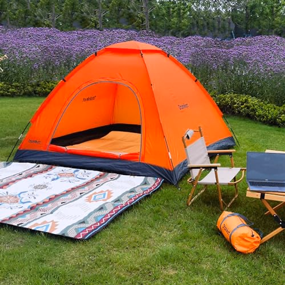 Otohiket Single Camping Tent Waterproof Backpacking Tent for 1 Person Lightweight Portable Dome Tent with and Carrying Bag for Outdoor Hunting Hiking