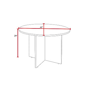 Regency Legacy 42-inch Round Conference Table- Cherry