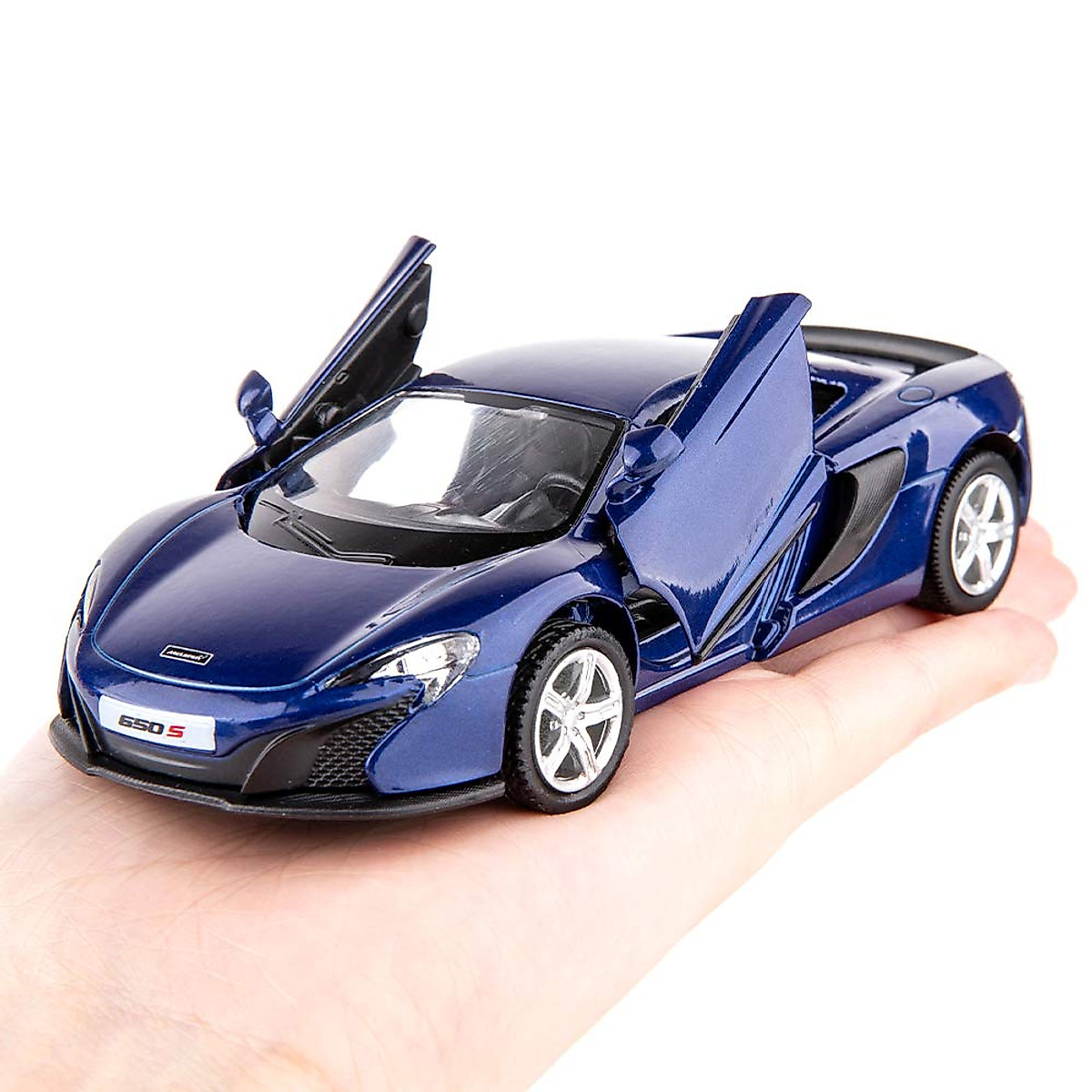 TGRCM-CZ 1/36 Scale McLaren S650 Casting Car Model, Zinc Alloy Toy Car for Kids, Pull Back Vehicles Toy Car for Toddlers Kids Boys Girls Gift (Black)