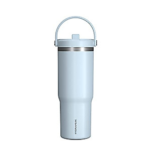 Hydrapeak Nomad 32 oz Tumbler with Handle and Straw Lid, Leakproof Tumbler, Tumbler Lid Straw, Double Insulated Tumblers, 32oz Double Insulated Cup Straw, Stainless Steel (Powder Blue)