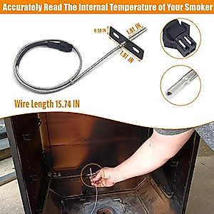 Digital W/LCD Display Control Board Replacement Parts Kit Compatible with P7-7.0/PBV7P1 Pit BOSS 7 Series Vertical Pellet Smokers, Include Meat Probe, Temperure Sensor Probe, and Igniter Hot Rod