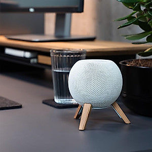 balolo Real Wood Tripod for HomePod Mini (White Oak)