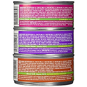Friskies Wet Cat Food, Classic Pate, 3-Flavor Variety Pack, 5.5-Ounce Can, Pack of 12