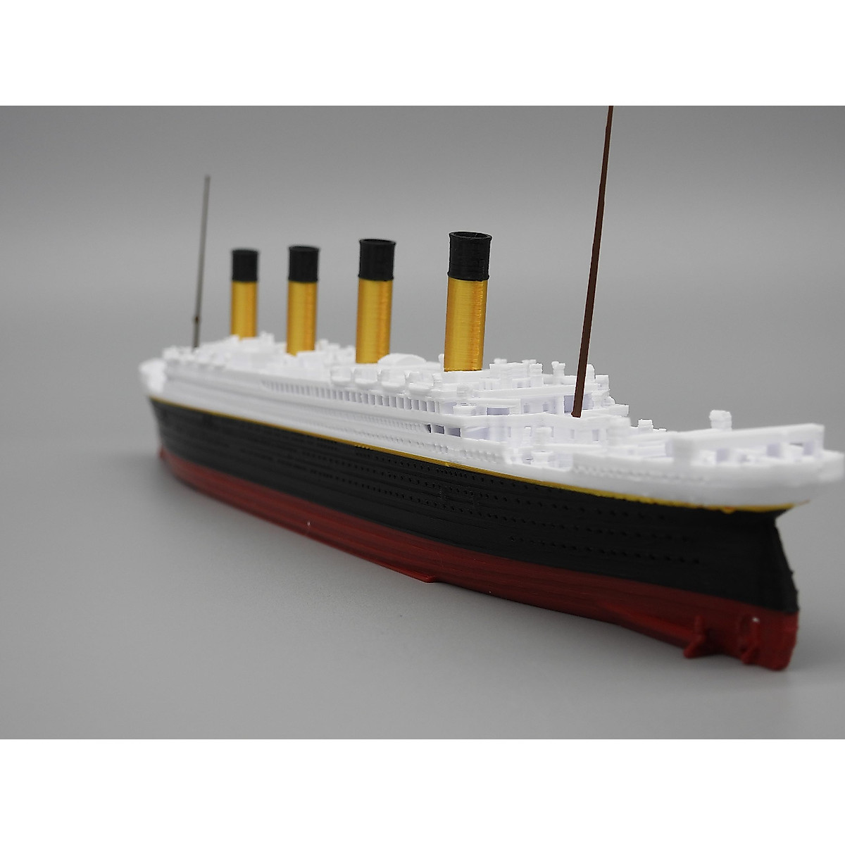 TheRoller3d RMS Titanic Model Ship 1 Ft Long Assembled, Historically Accurate Titanic Replicas