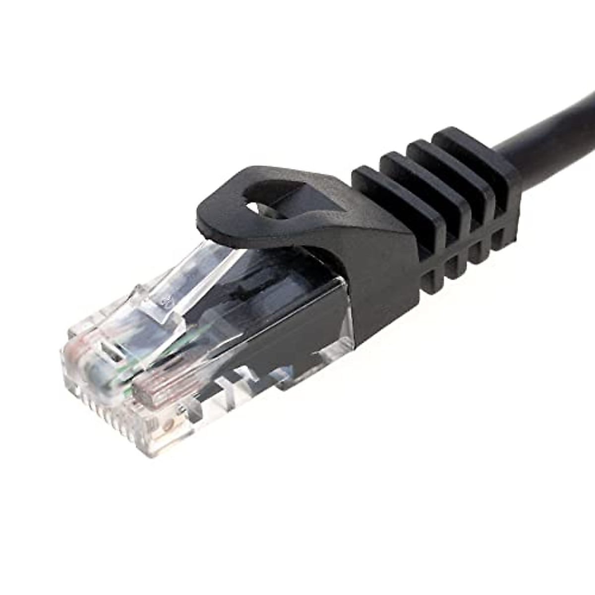 Cables Direct Online 100ft Black Cat5e Ethernet Network Patch Cable Internet Wire for Modem, Router, Pc, TV, Consoles