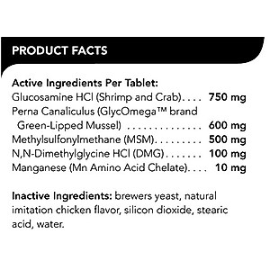 VETRISCIENCE Glyco Flex® 2 Hip and Joint Supplement for Dogs, Chewable Tablets (2 pack)