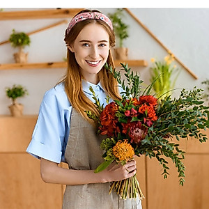 VELSCRUN Hairband - 12 Pack Wide Knotted Headbands for Women - Elastic Turban Boho Bandeau Hair Accessories for Washing Face, Yoga, Running, Hiking, Party, Traveling, Shopping