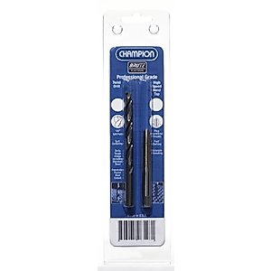 Champion 06546 308-1/4-20P/XL5-7 Combination HSS 308-1/4-20 Plug Tap and XL5-7 HSS Drill with 135-Degree Split Point, Brute Platinum