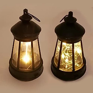 Solar LED Powered Lantern Light Hanging Garden Waterproof Outdoor Lamp Decor (Bead Light)