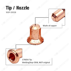 WeldingStop 176655 Electrode O-Ring 169232 fit Miller Spectrum 375 X-treme Plasma Cutter ICE-25C ICE-27C Torch