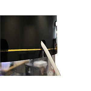 Penn-Plax Water World Luxury Large Cylinder Acrylic Aquarium with Built-in Stand and Storage Top – 360° View – Great for Freshwater and Saltwater Fish – 53 Gallons