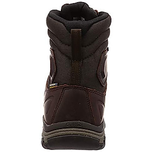 KEEN mens Targhee Lace High Polar Waterproof Insulated Snow Boots, Cocoa/Mulch, 10.5 US
