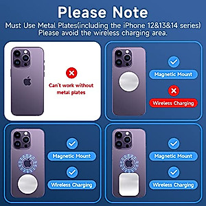 MMY [4 in 1 Phone Mount for Car,Car Phone Holder Mount + [Strong Magnets] Magnetic Phone Holder for Car, [Super Stable & Easy] Upgraded Car Vent Phone Mount Compatible with All Smartphones