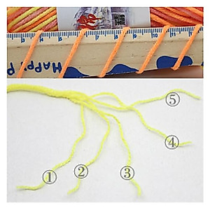 10pc/50g/ball Soft Yarn Hand Knitting Crochet Woolen Worsted #5 Section-Dyeing Middle-Thick Milk Cotton Yarns (Color : 16)