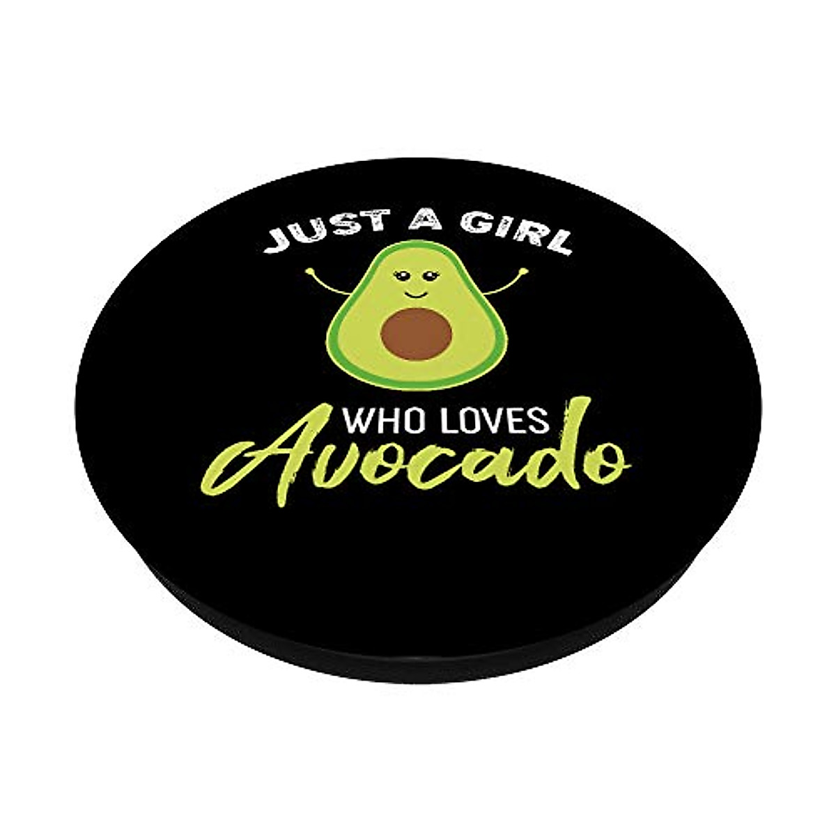 Just A Girl Who Loves Avocado - Cute Avocado PopSockets Swappable PopGrip