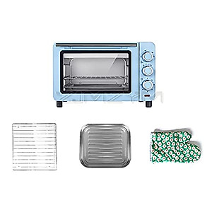 SUSOSU Microwave Oven 15L Electric Oven Household Baking Small Mini Oven Multifunctional Baking Oven with 60min Timing Adjustable Temperature 1200W (Color : Blue)