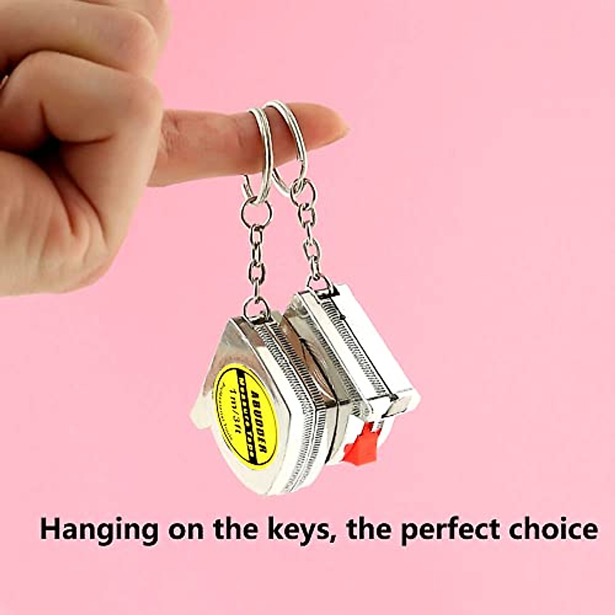 20 Pieces Mini Tape Measures Keychains,Small Tape Measures Retractable, Pocket Tape Measures,Measuring Tapes Retractable, 3 Feet