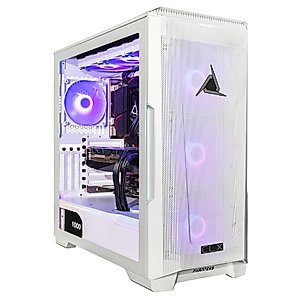 CLX Set VR-Ready Gaming Desktop - Liquid Cooled AMD Ryzen 9 7950X 4.5GHz 16-Core Processor, 64GB DDR5 Memory, GeForce RTX 4090 24GB GDDR6X Graphics, 1TB SSD, 6TB HDD, Windows 11 Home 64-bit, white