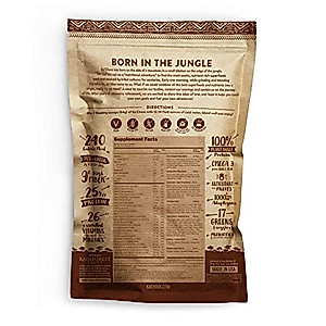 Ka’Chava Meal Replacement Shake - A Blend of Organic Superfoods and Plant-Based Protein - The Ultimate All-In-One Whole Body Meal. (Chocolate) 930g Bag = 15 meals (62g serving size)