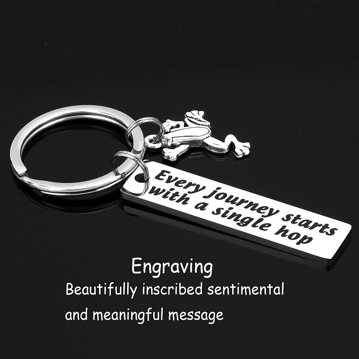 HUTIMY Frog Stuff Frog Gifts Keychain for Frog Lovers Women Men Frog Charm Jewelry Frog Keychain Frog Keychains