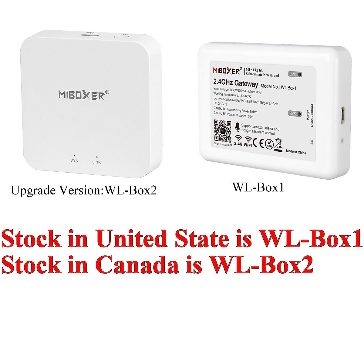 LGIDTECH WL-Box2 Miboxer Gateway hub (Upgrade Version of WL-Box1)