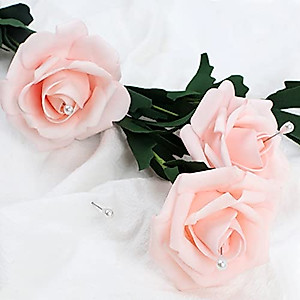 220p Corsage Pins, Boutonniere Pins, Boutineer Pin, White Pearl Pins, Wedding Bouquet Pins for Jewelry, Flower DIY Crafts