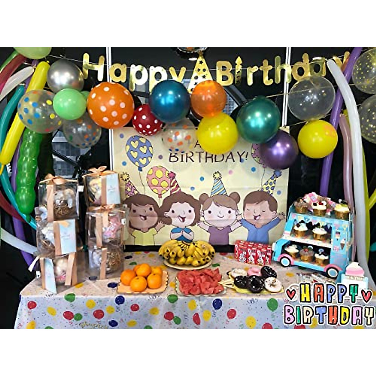 Pobbaami 3 Tier Cupcake Stand Ice Cream Truck Van Cake Stand Display Decor Cars Cupcake Stand Paper Holder for Theme Birthday Party Cart Table Centerpiece Decorations Kids Baby Shower Favors Supplies