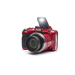 Kodak PIXPRO Astro Zoom AZ421-RD 16MP Digital Camera with 42X Optical Zoom and 3" LCD Screen (Red) (Renewed)