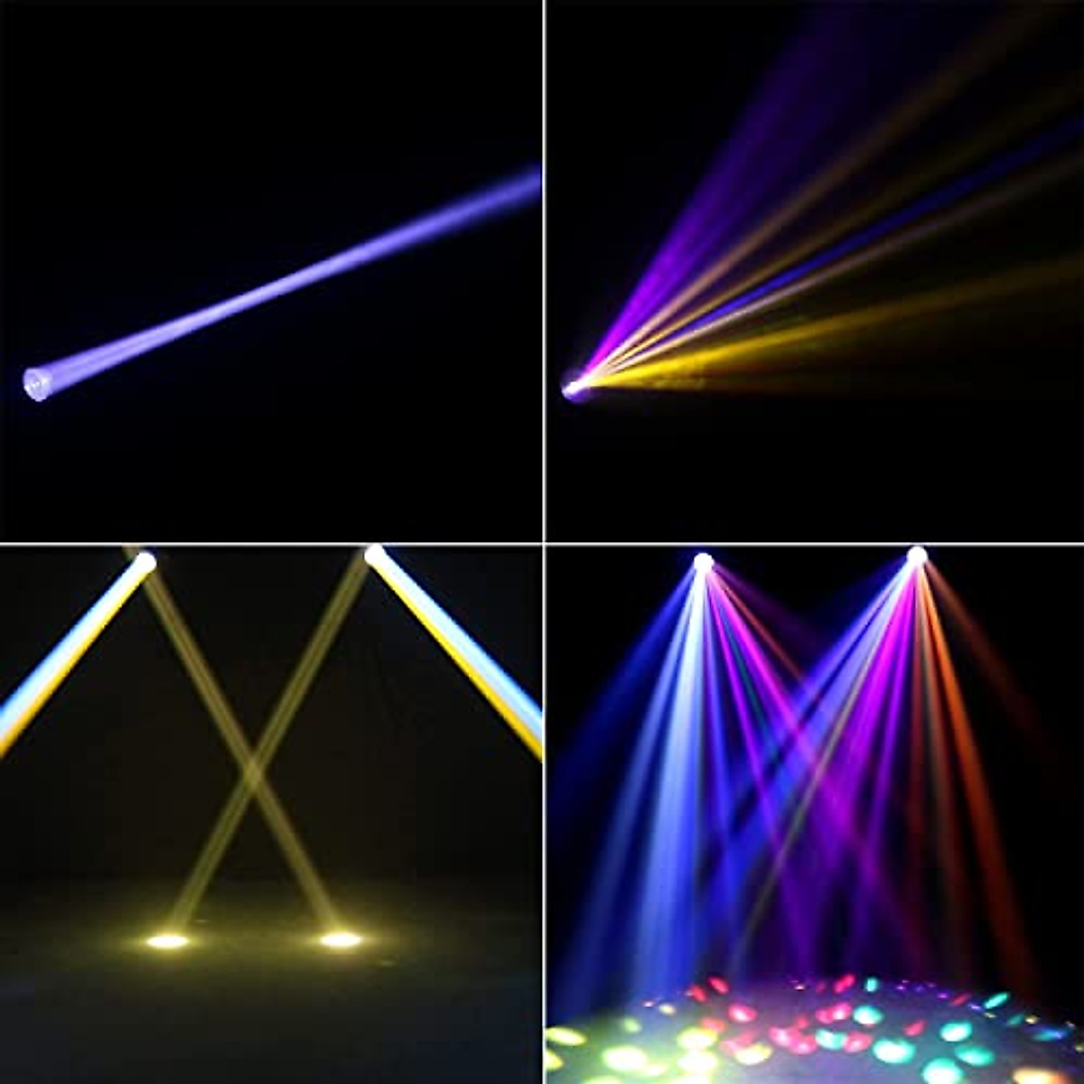 SHEHDS Moving Head Stage Lights 275W 10R Bulb (8000K) 14 Gobos 14 Colors 2 Prisms Linear Zoom DJ Lights with Frost & Rainbow Wheel Spotlights for Party Disco KTV Bar Show