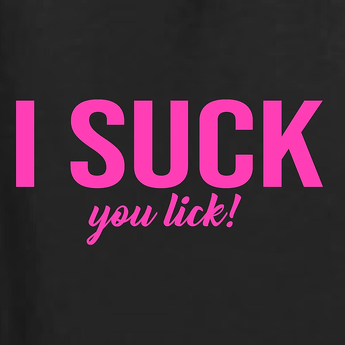 Wild Bobby I Suck You Lick Women's Cotton Spandex Booty Shorts, Black, Medium