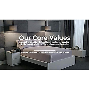 Sophia Cotton Club Hotel Luxury Super Soft 550-TC Egyptian Cotton - Sheet Set for RV King Size (72x80) Mattress Fits 28-30 inches Fully Elastic Deep Pocket (Solid, Silver Grey)