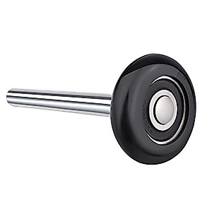 EWONICE 10 Pack Nylon Garage Door Roller, 4" Stems / 2" Inch Ultra-Quiet Rollers, 6200RS Double Seals Precision Bearings, Durable and High Load (Black)