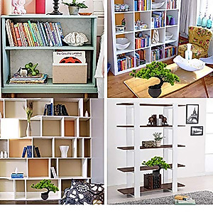 Fycooler Artificial Bonsai Tree Miniature Artificial Plants Potted Japanese Zen Tree 33 cm in Width Artificial House Plants Juniper Bonsai Fake Plant Greenery for Home Office Decor Desktop Display