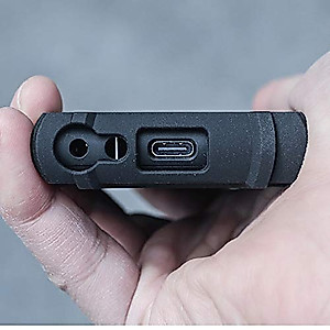 Fat Bear for Sony Walkman NW-A100 A105 A106 Case, Rugged Shockproof Armor Full Protective Skin Case Cover for Sony Walkman NW-A100 A105 A105HN A106 A106HN A100TPS (Black)